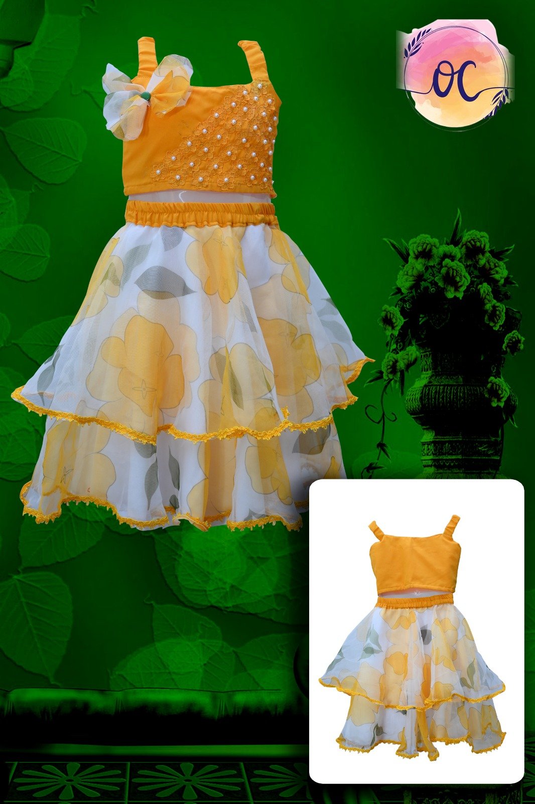 Chic Crop Top Lehenga - Modern Ethnic Wear | OVYA Creators